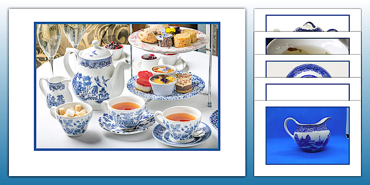 Blue Willow China Pattern Photo Pack (Teacher-Made) - Twinkl