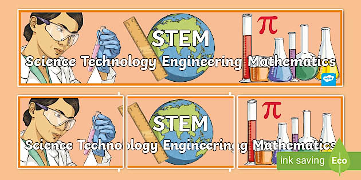 STEM Display Banner (Teacher-Made) - Twinkl