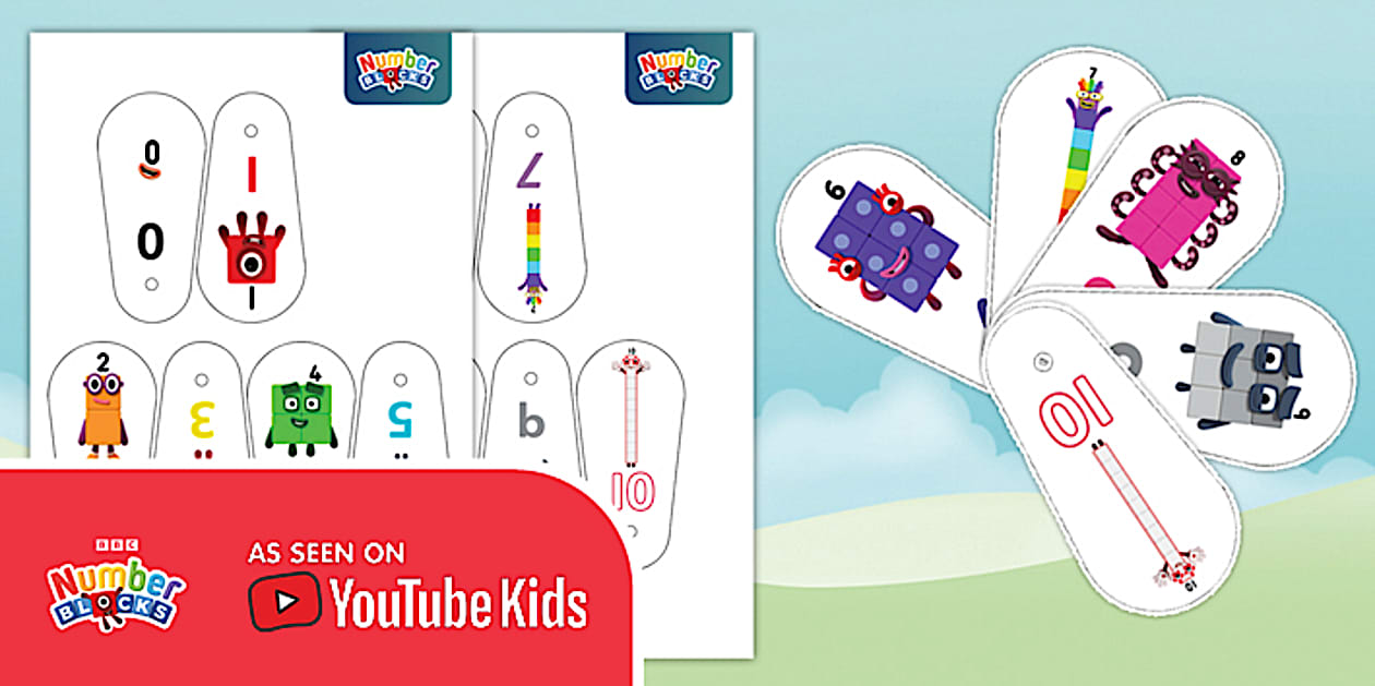 Numberblocks: 0-10 Number Fan - Twinkl