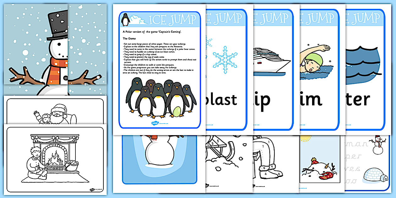 parents Snow day Activity Pack