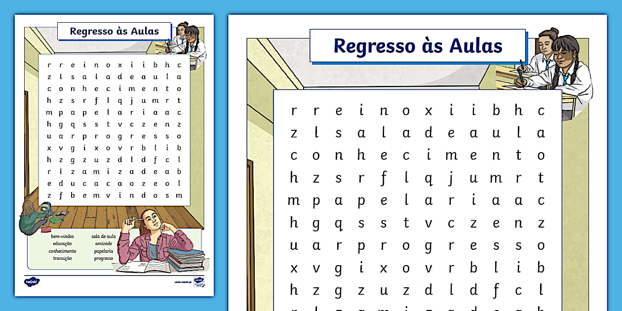 Sopa de Letras Regresso às Aulas (teacher made) - Twinkl