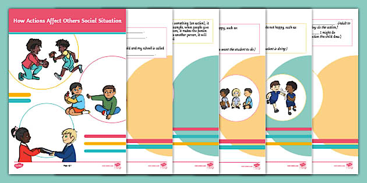 How Actions Affect Others Social Situation (teacher made)