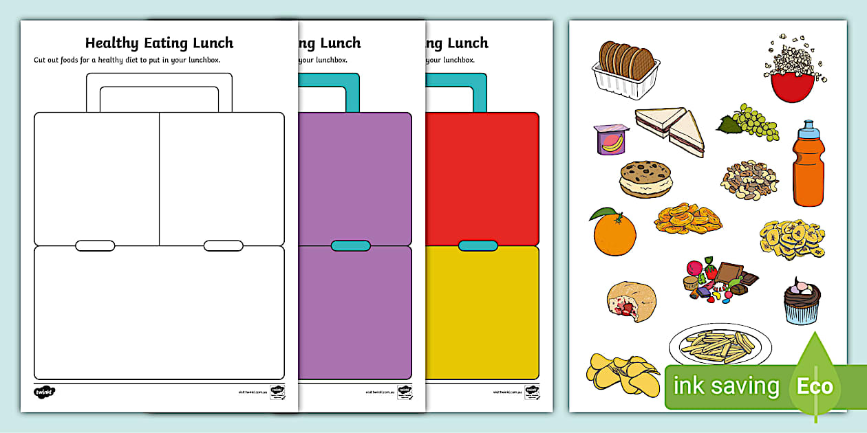 Healthy Eating Lunch Activity (teacher made) - Twinkl