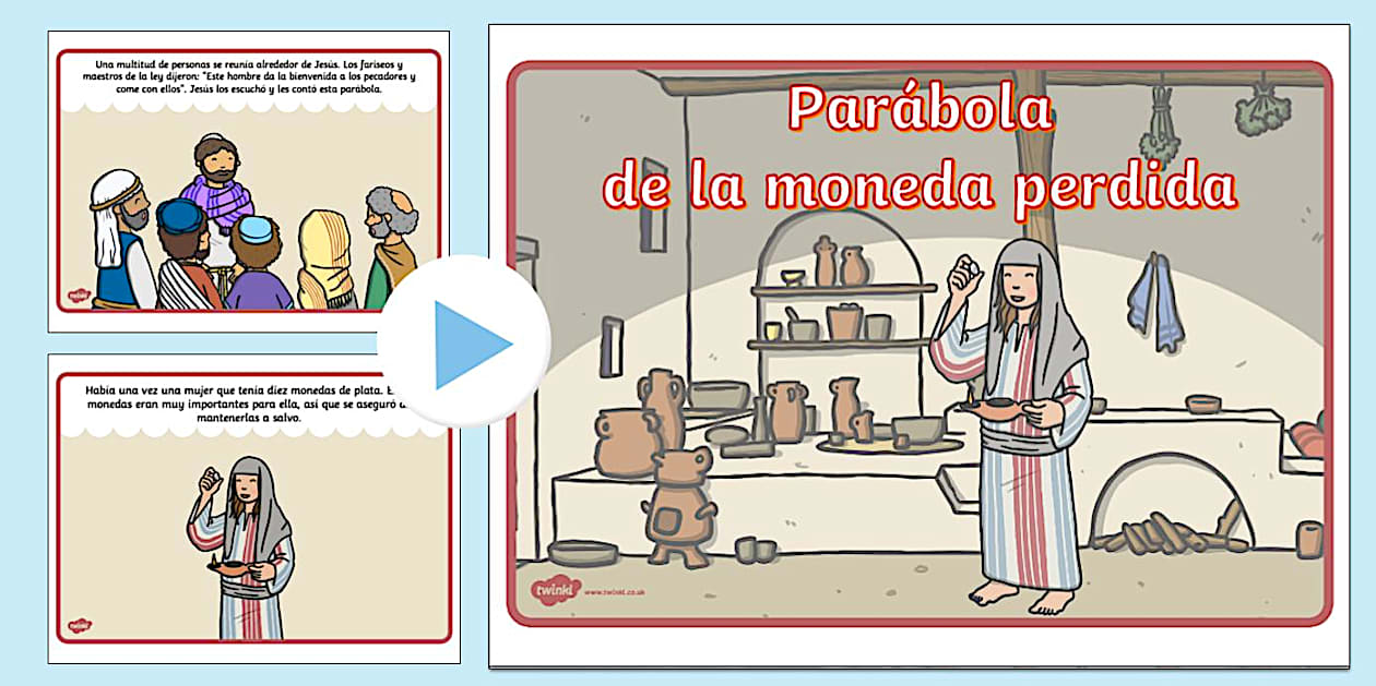 PowerPoint: Parábola de la moneda perdida | Twinkl - Twinkl