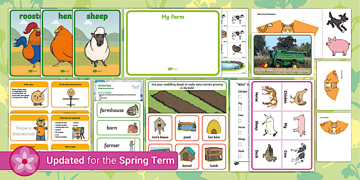 Childminder On the Farm EYFS Resource Pack (teacher made)