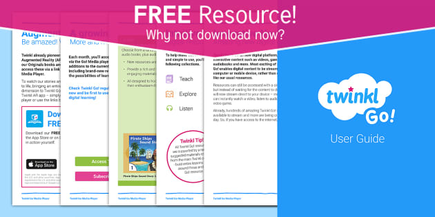 FREE! - Twinkl Go Product Guide - Teacher Resource Guide