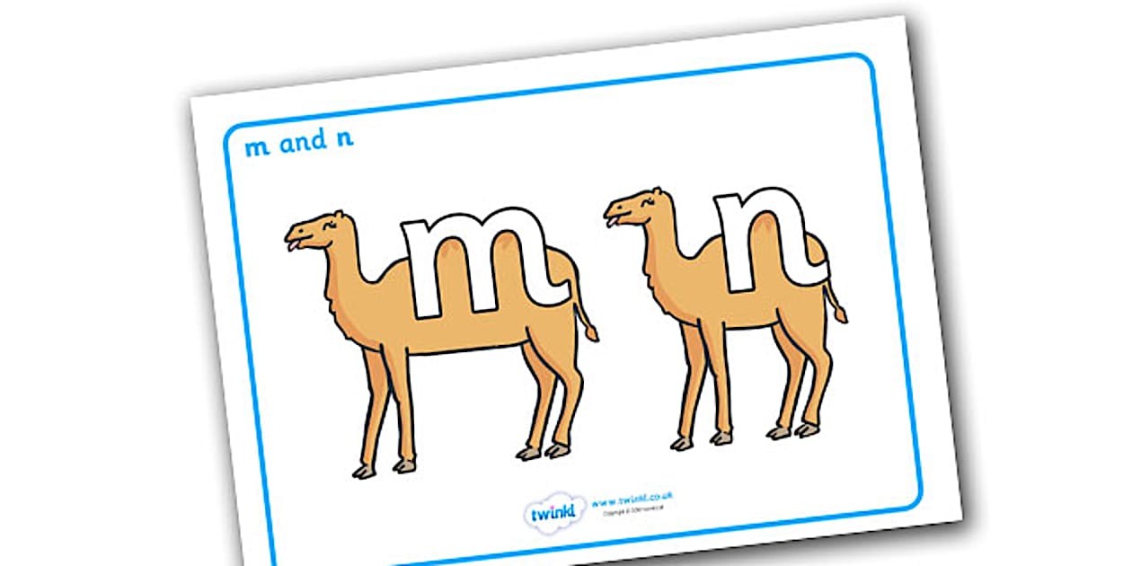 M and N Display Poster - Twinkl