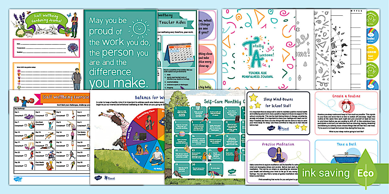 Teacher Aide Wellbeing Pack (teacher made) - Twinkl