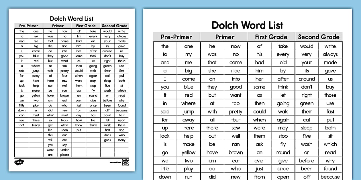 FREE! - Free Printable Sight Word Worksheets | Twinkl USA