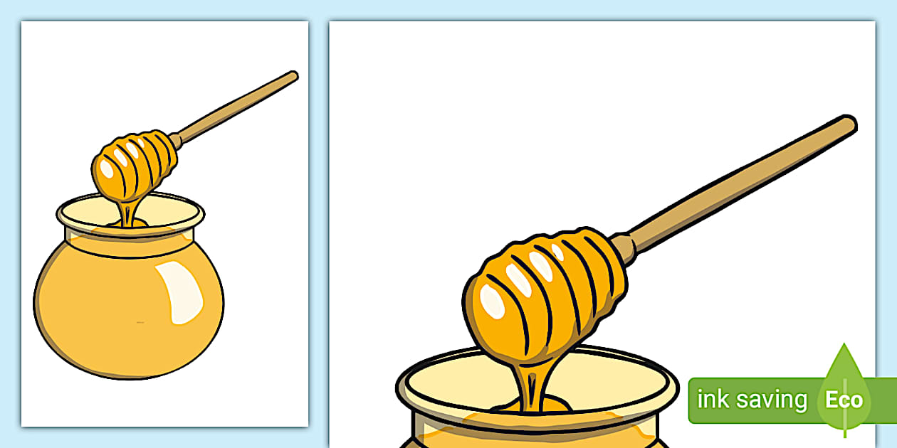 Large Honey Pot Display Cut-Out - Twinkl - KS1 - Twinkl