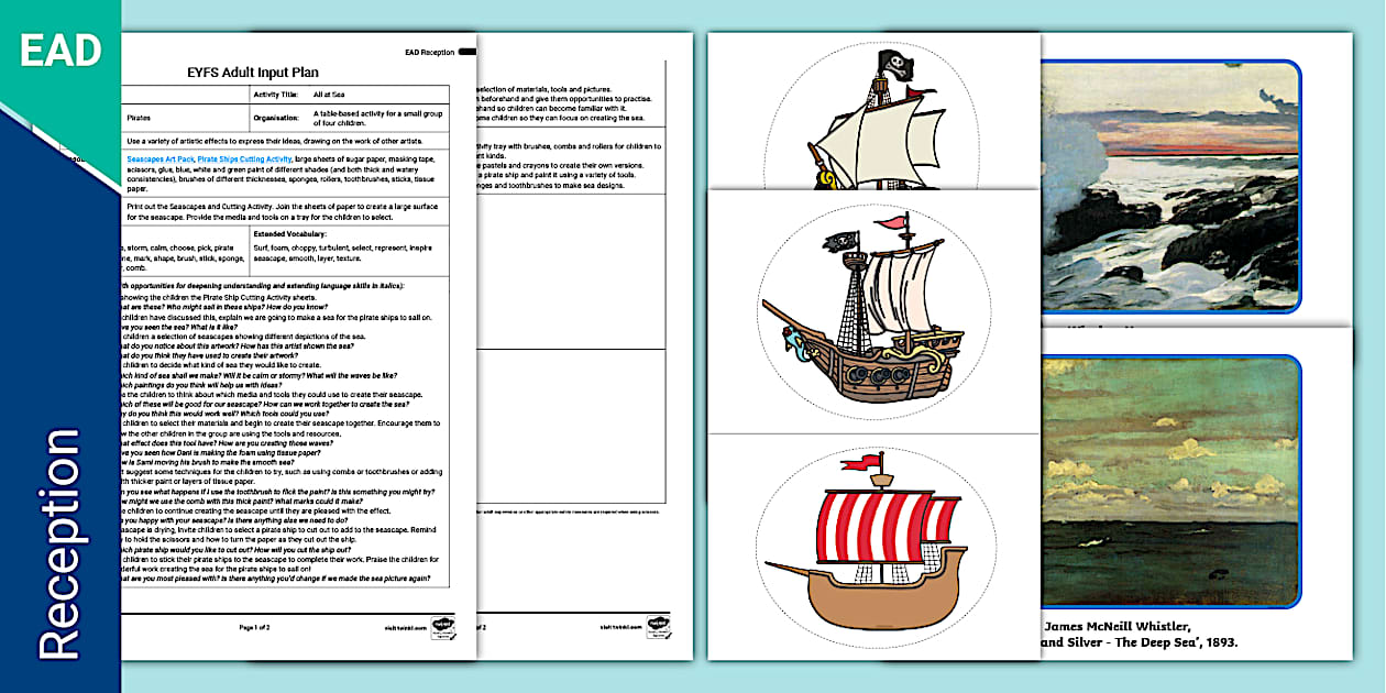 EYFS All At Sea Adult Input Plan and Resource Pack | Twinkl
