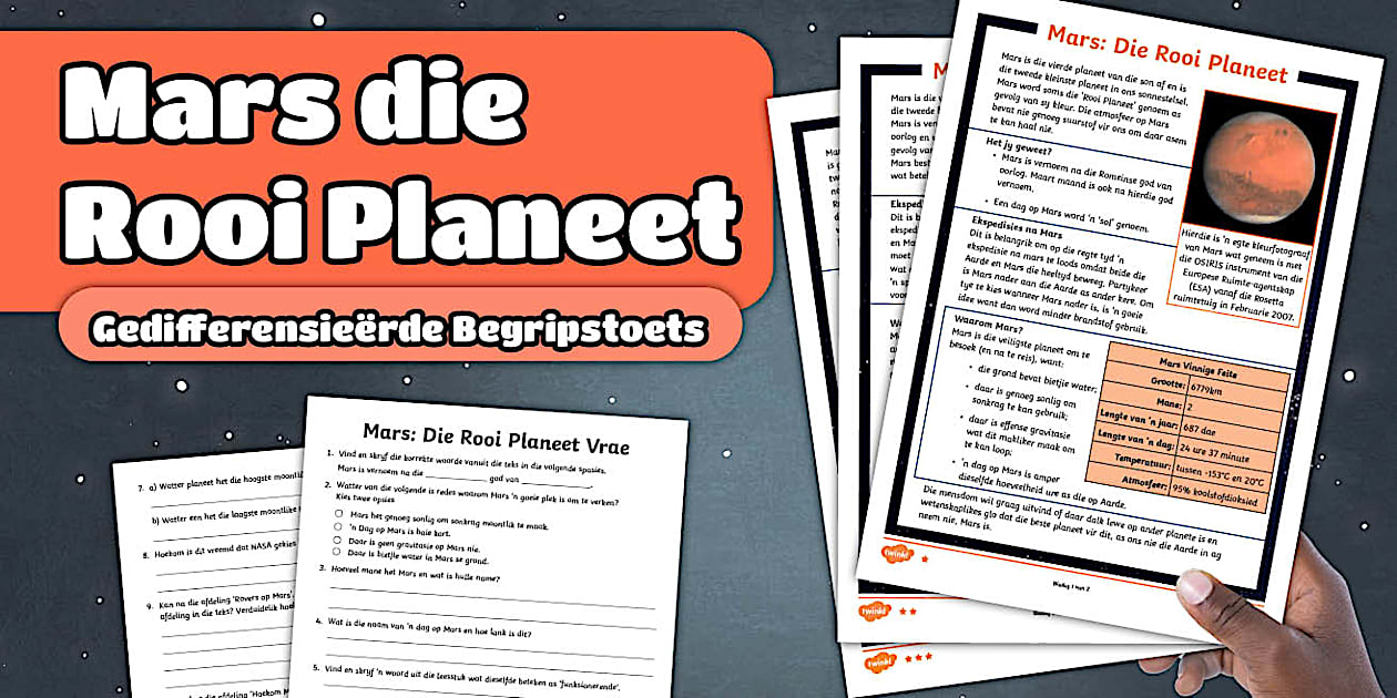 IF - Afr - Mars Rooi Planeet - Begripstoets (KABVn)