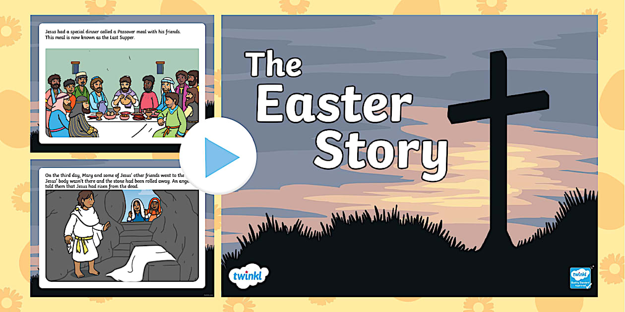 FREE! - The Easter Story PowerPoint for Children - RE Resource