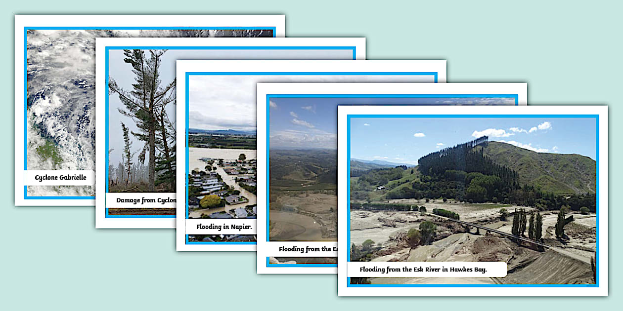 Cyclone Gabrielle Photo Pack (Lehrer gemacht) - Twinkl