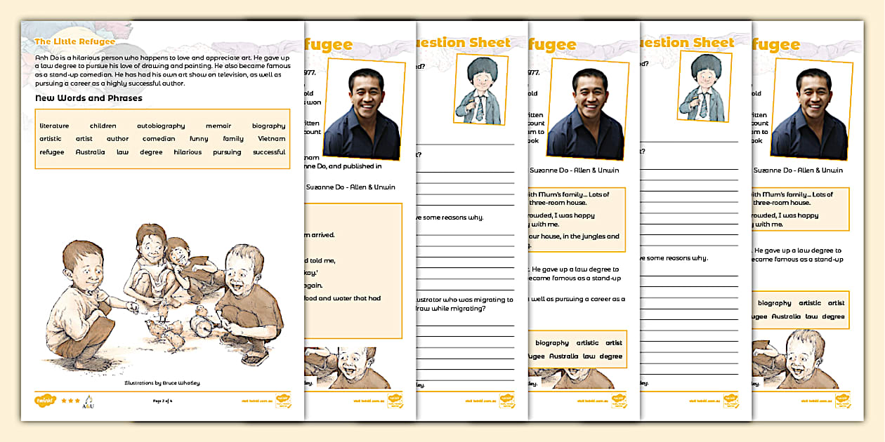 'The Little Refugee' Comprehension Questions | Anh Do