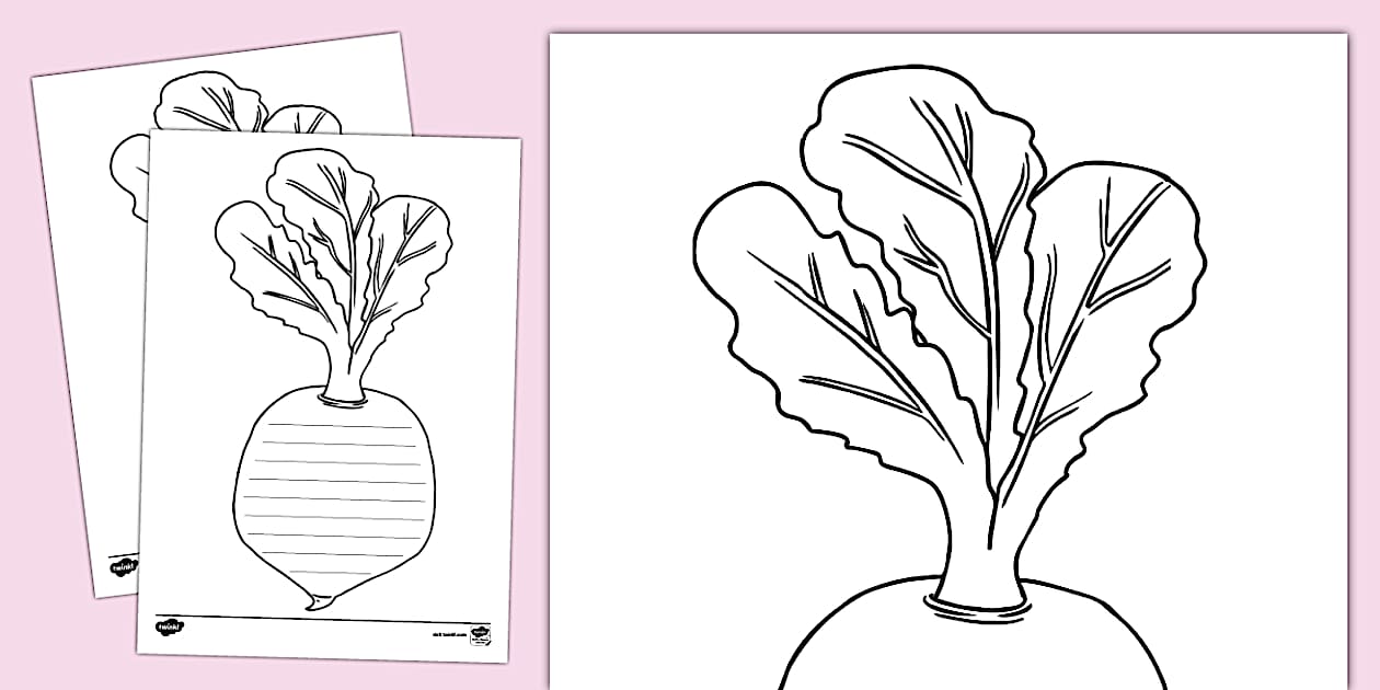 Turnip Writing Template (teacher made) - Twinkl