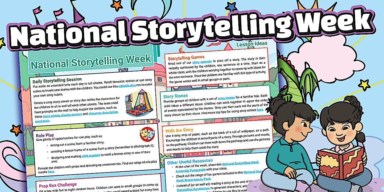 National Storytelling Week ideas | Storytelling Ideas Twinkl