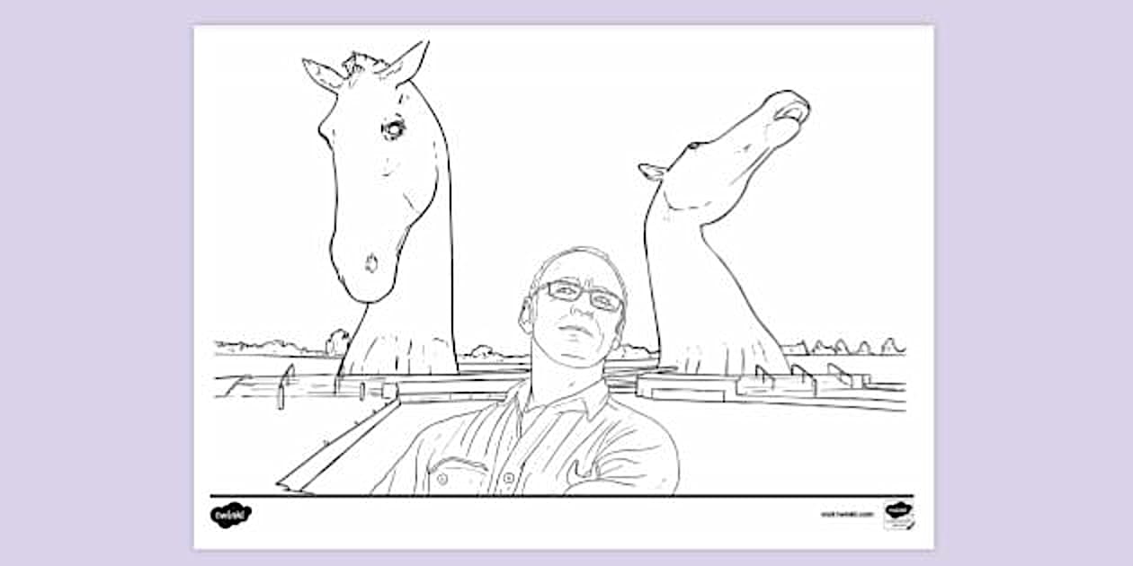 Andy Scott Colouring Sheet | Colouring Pages - Twinkl