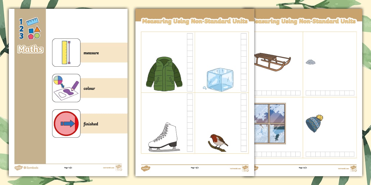 SEND Structured Steps Winter Measuring Using Non-Standard Units