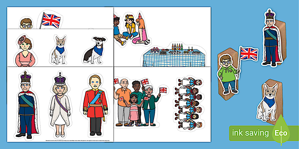 EYFS Coronation Small World Characters | Twinkl - Twinkl