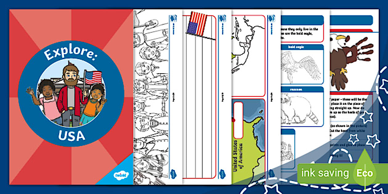 Explore: The United States of America Activity Booklet