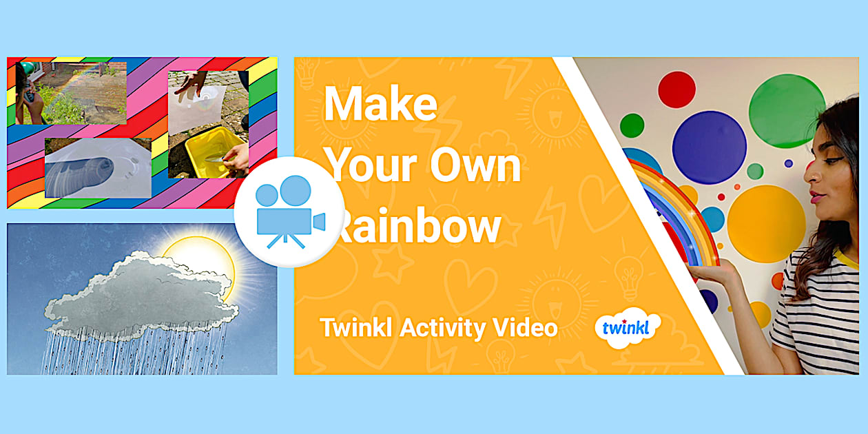 KS2 (Ages 7-11) Activity Video: Make Your Own Rainbow