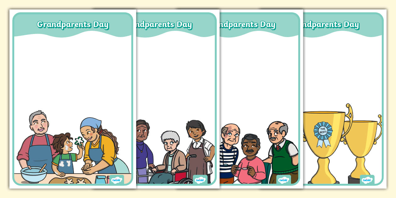 Grandparents Day Editable Posters (teacher made) - Twinkl