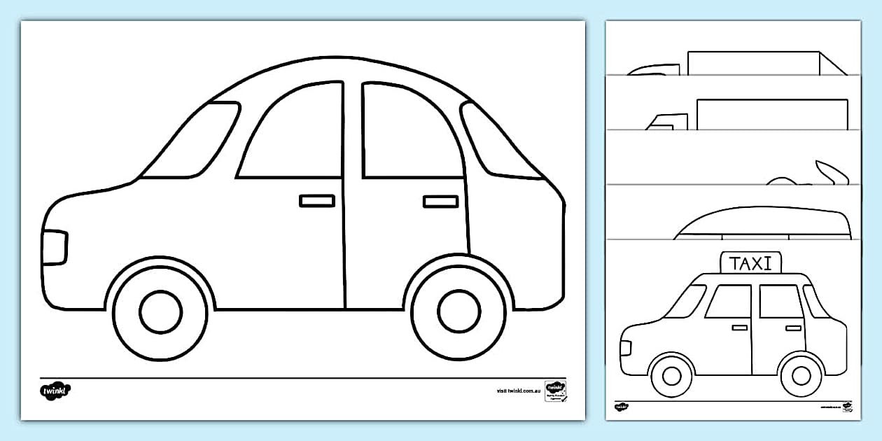 My First Vehicles Colouring Pack (teacher made) - Twinkl