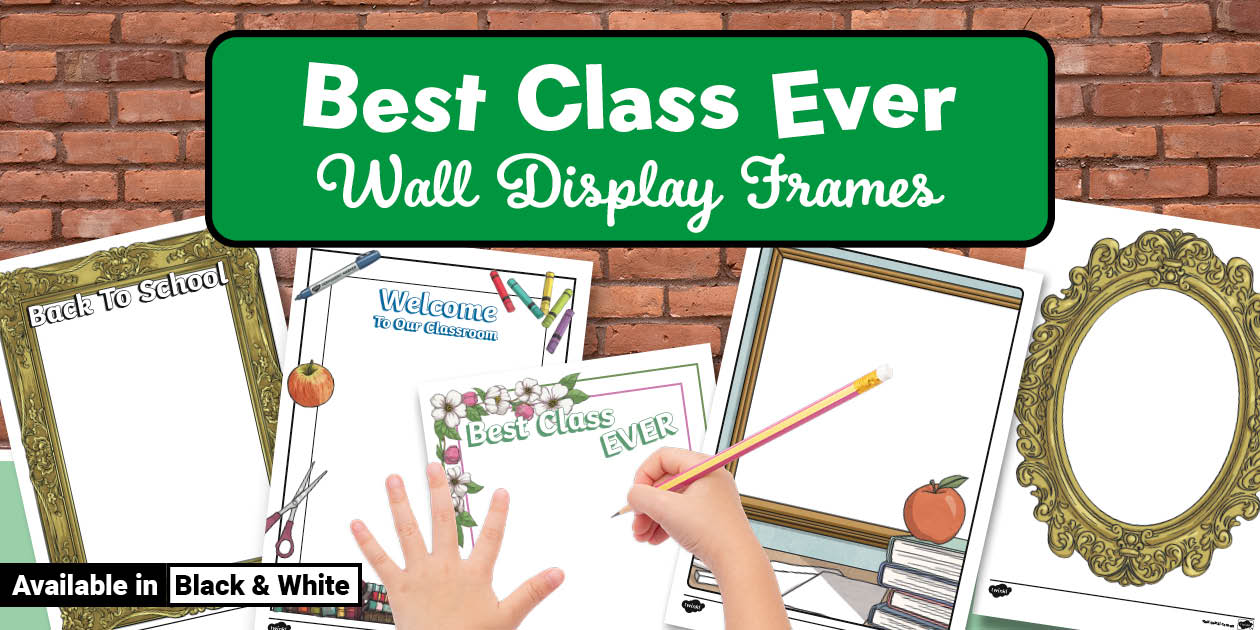 Best Class Ever Wall Display Frames