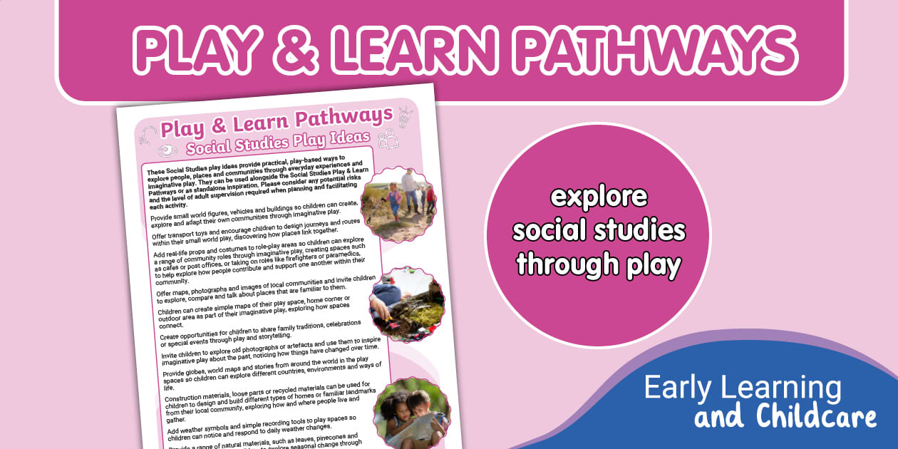 Play & Learn Pathways - Social Studies Play Ideas