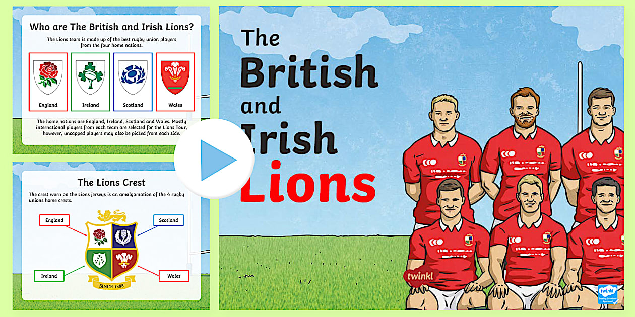 The British and Irish Lions Tour PowerPoint - NI - Twinkl