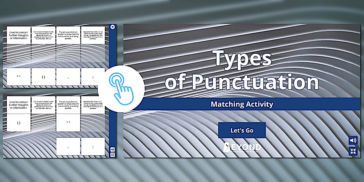 Punctuation Exercises Online | Types of Punctuation | Beyond