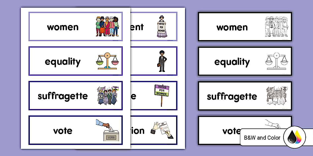 Equality Words | Social Studies Resource | Twinkl USA