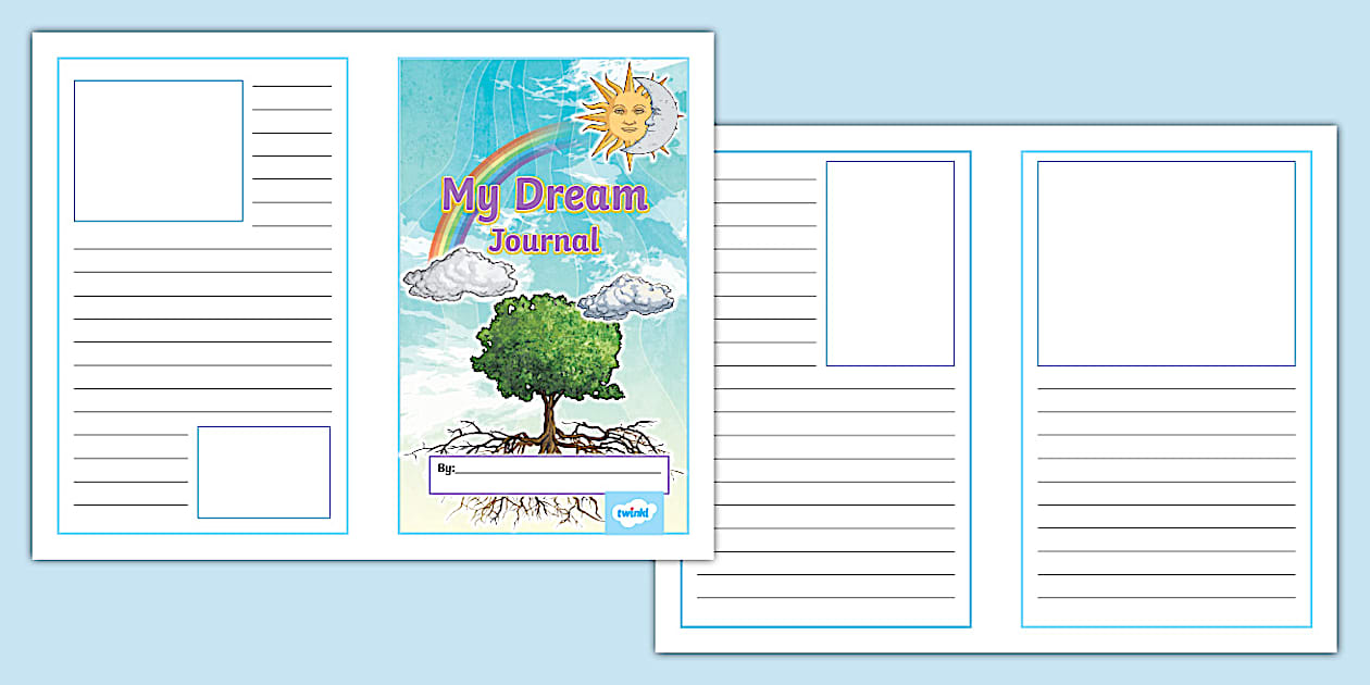 * NEW * Dream Journal Writing Template (teacher made)