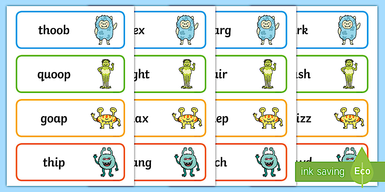 Phase 3 Alien Flashcards (teacher made) - Twinkl