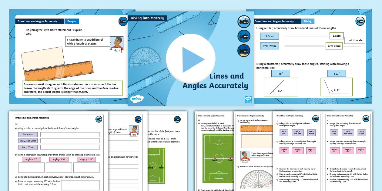 Y5 DiM: Step 5 Draw Lines and Angles Accurately Pack