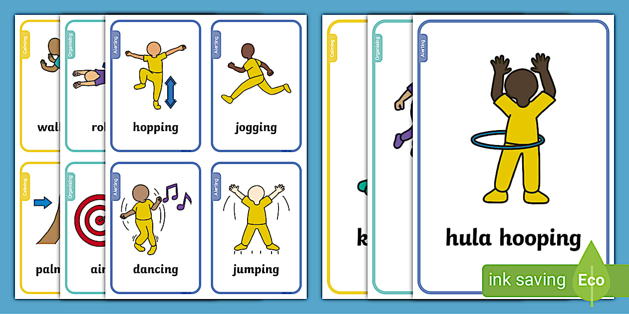 Twinkl Symbols: Sensory Circuit Cards - Twinkl
