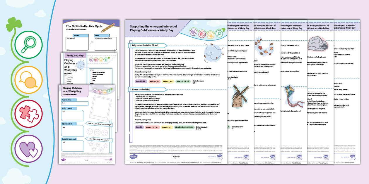 Windy Outdoor Plan and Play (Editable Plan and Play)