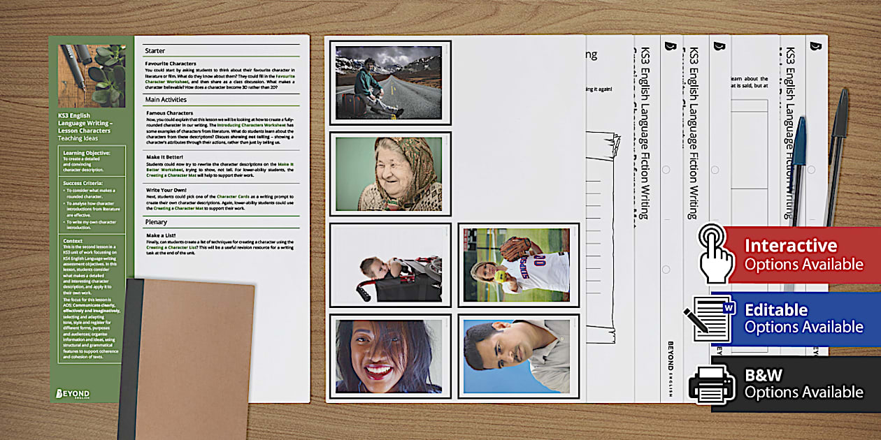 Writing Character | KS3 Creative Writing | Beyond English