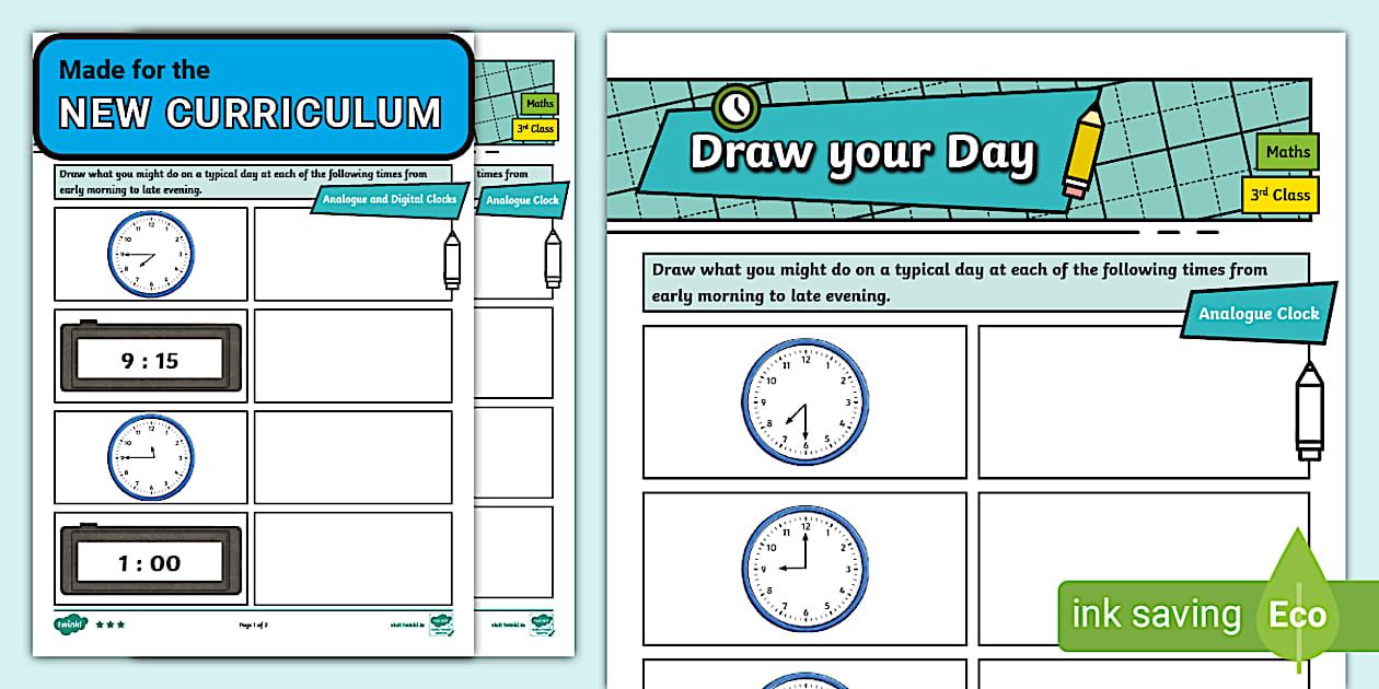 Draw Your Day Activity (teacher made) - Twinkl