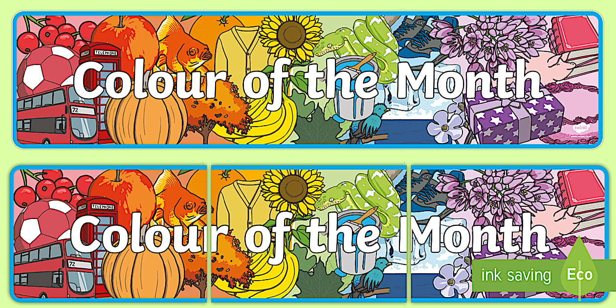 👉 Colour of the Month Display Banner - Twinkl