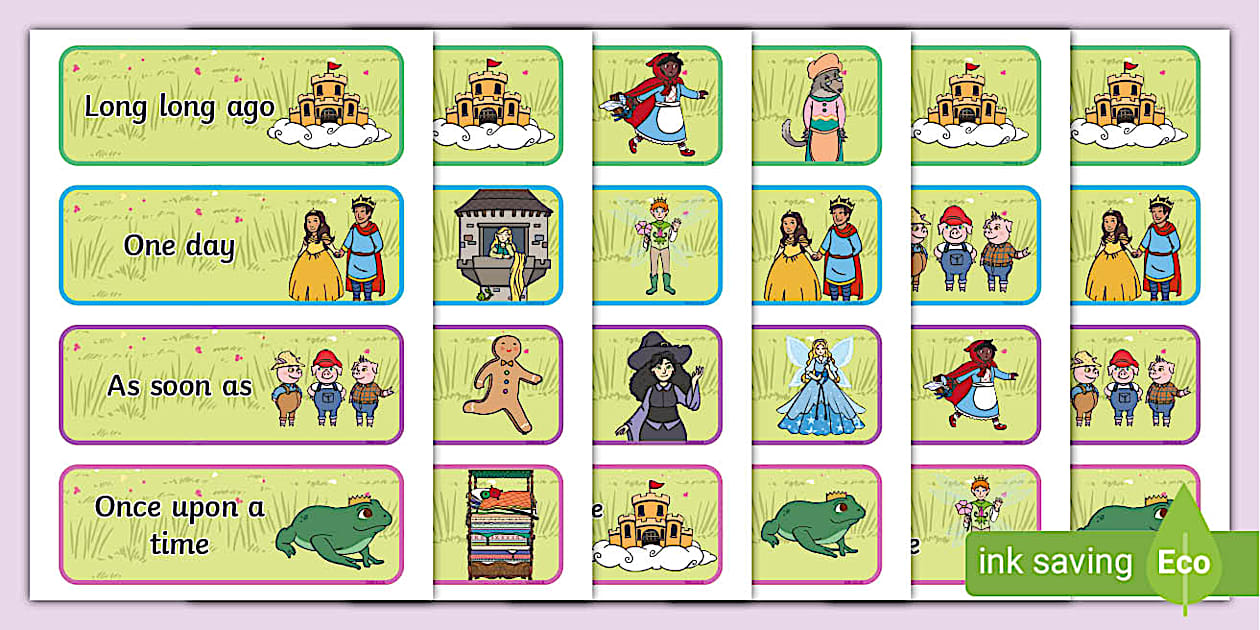 Traditional Tales Display Word Cards (teacher made) - Twinkl