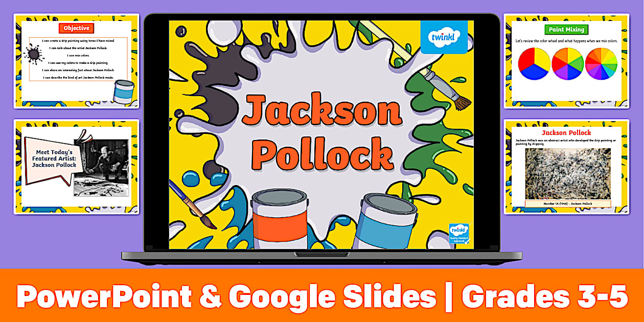 All About Jackson Pollock PowerPoint & Google Slides