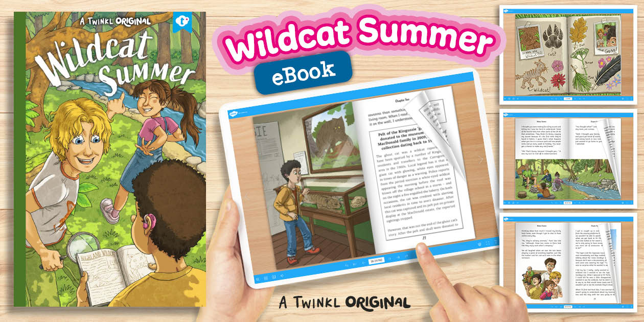 Wildcat Summer eBook: Rewilding Book for KS2