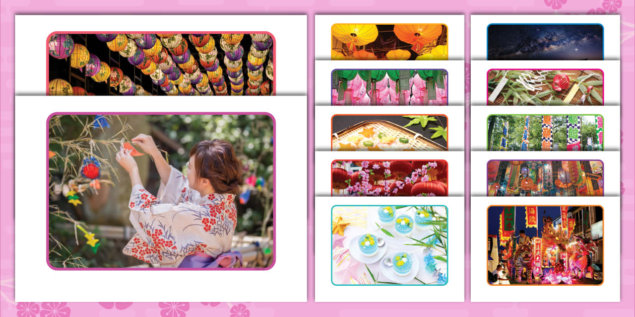 Tanabata Festival Display Photos (teacher made) - Twinkl