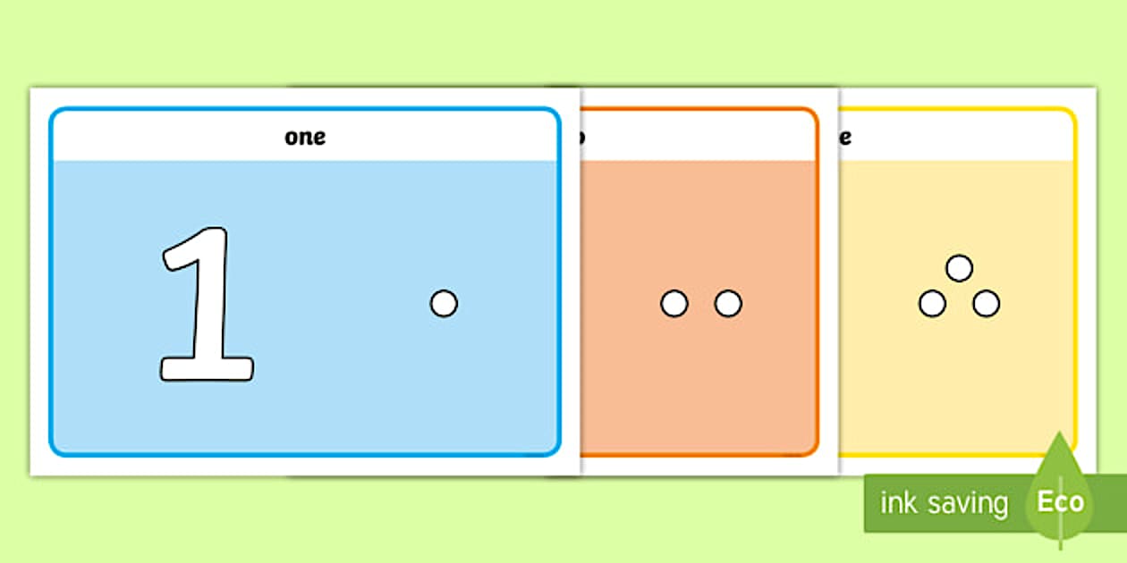 Simple Number 1-10 Modelling Dough Mats (teacher made)
