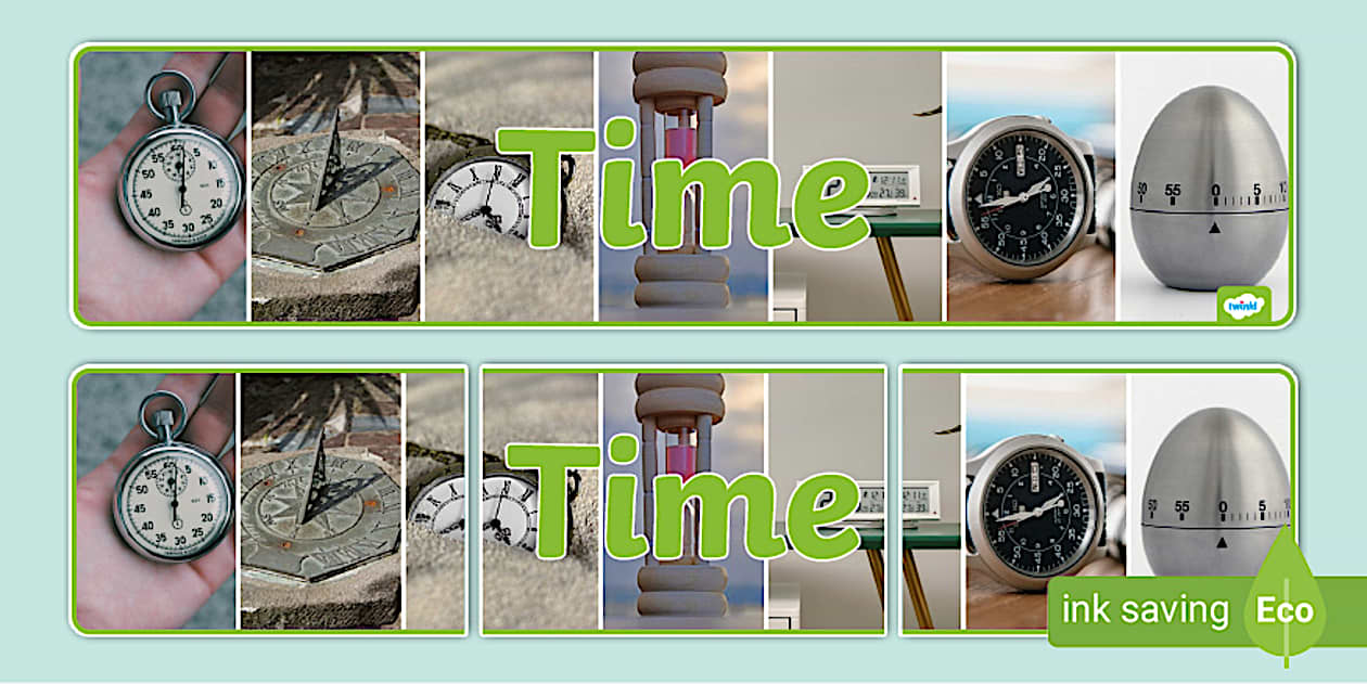 Time Photo Display Banner - KS1 (teacher made) - Twinkl