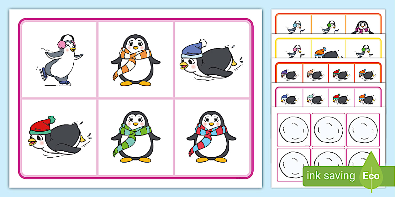 Penguins Bingo Game (Teacher-Made) - Twinkl