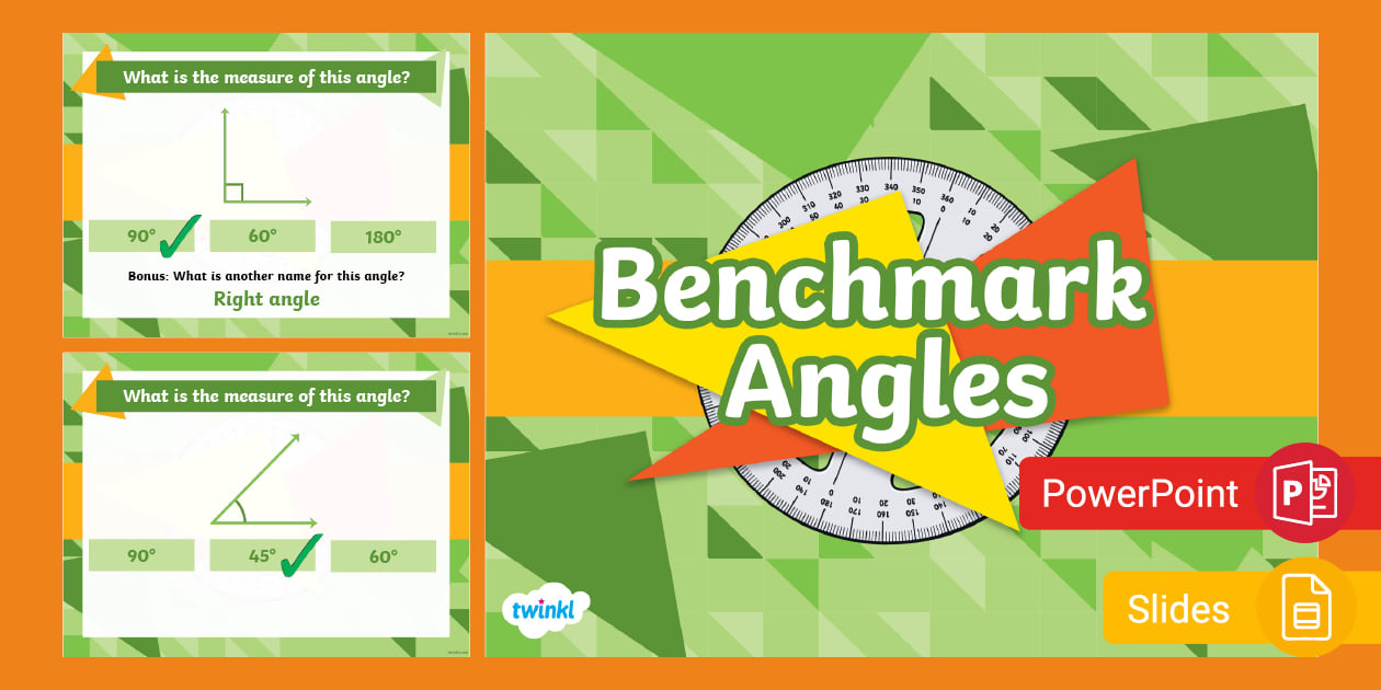 Benchmark Angles PowerPoint & Google Slides Quiz