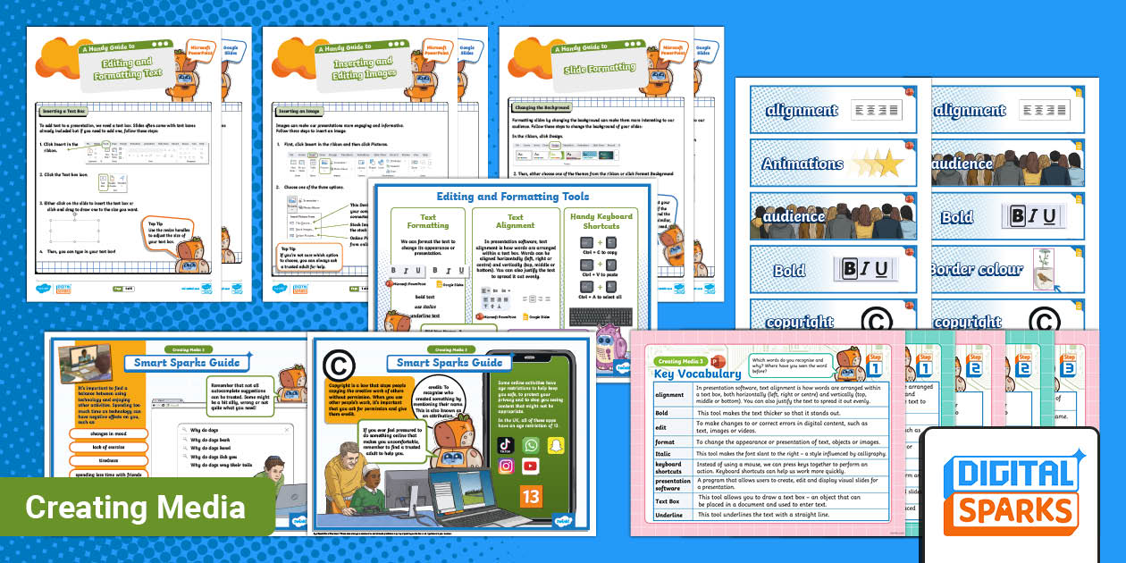 Digital Sparks: Creating Media 3: Additional Resources